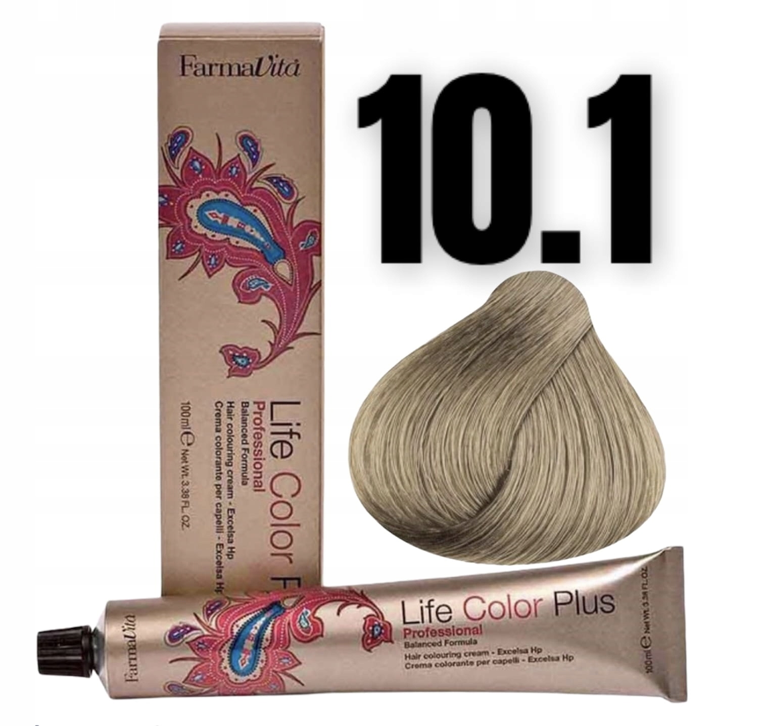 FARMAVITA LIFE COLOR FARBA DO WŁOSÓW 100 ML 10.1 (8022033007322) • Cena, Opinie • Koloryzacja ...