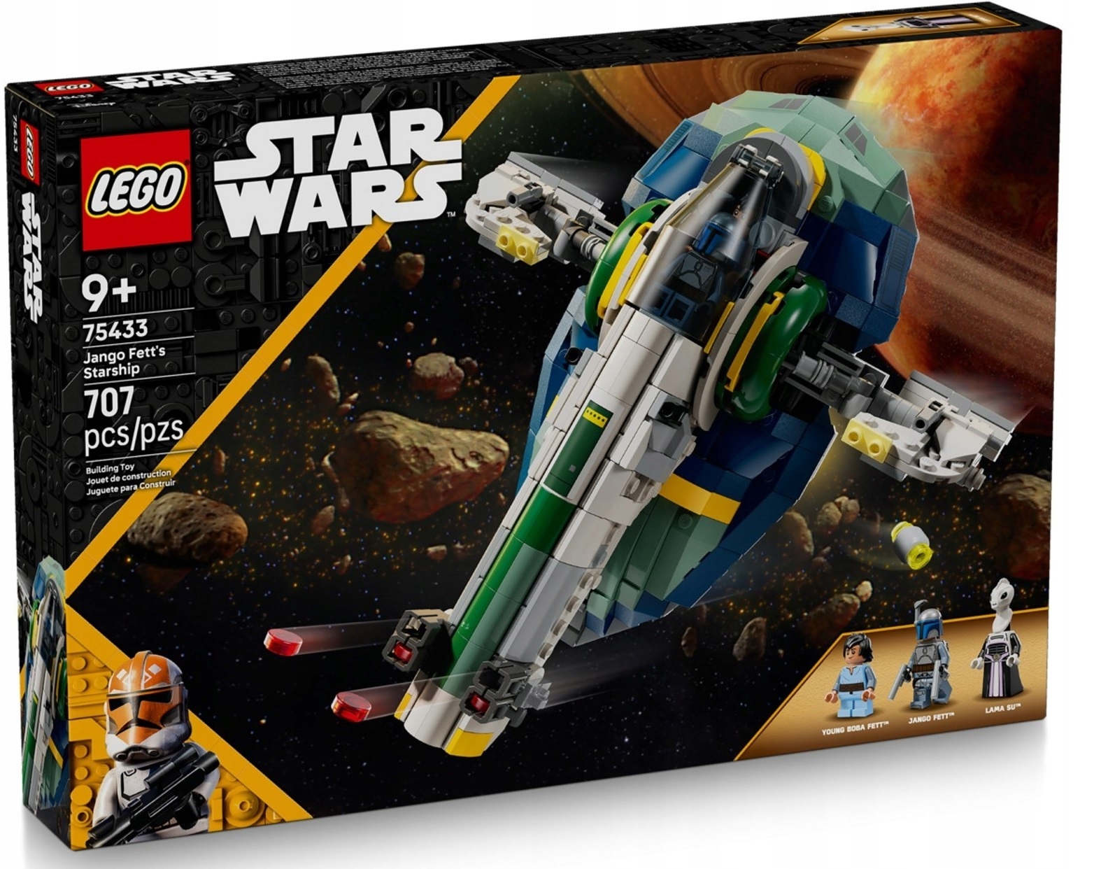 LEGO STAR WARS 75433 STATEK KOSMICZNY JANGO FETTA (5702017901237 ...