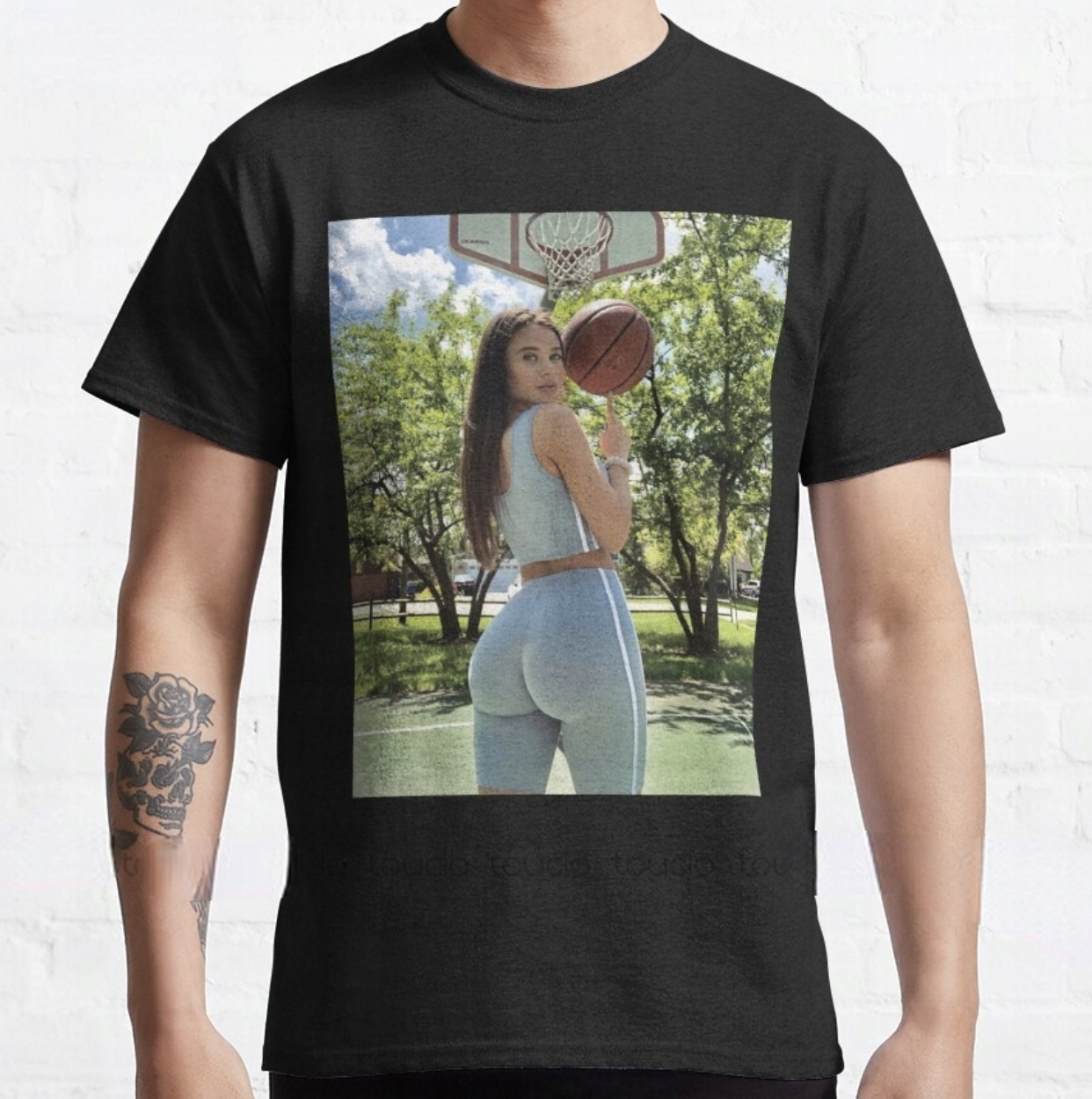 KOSZULKA Z NADRUKIEM M SKA MIESZNA T SHIRT LANA RHOADES Aktorka r. L 5 15889816240 Allegro.pl