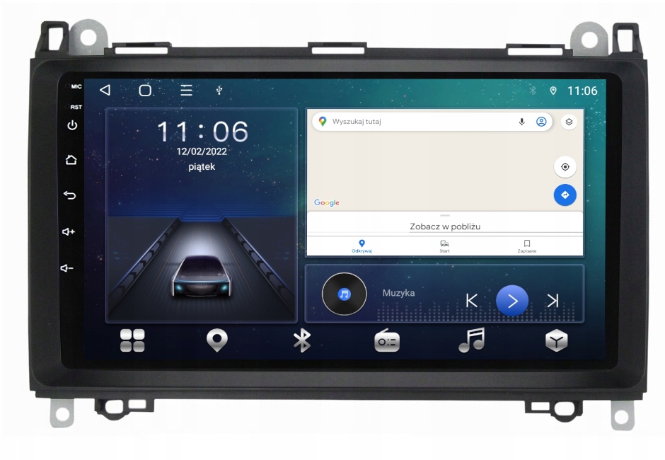 RADIO ANDROID MERCEDES SPRINTER W906 2006-2019 W639 4/64GB MODEM SIM ...