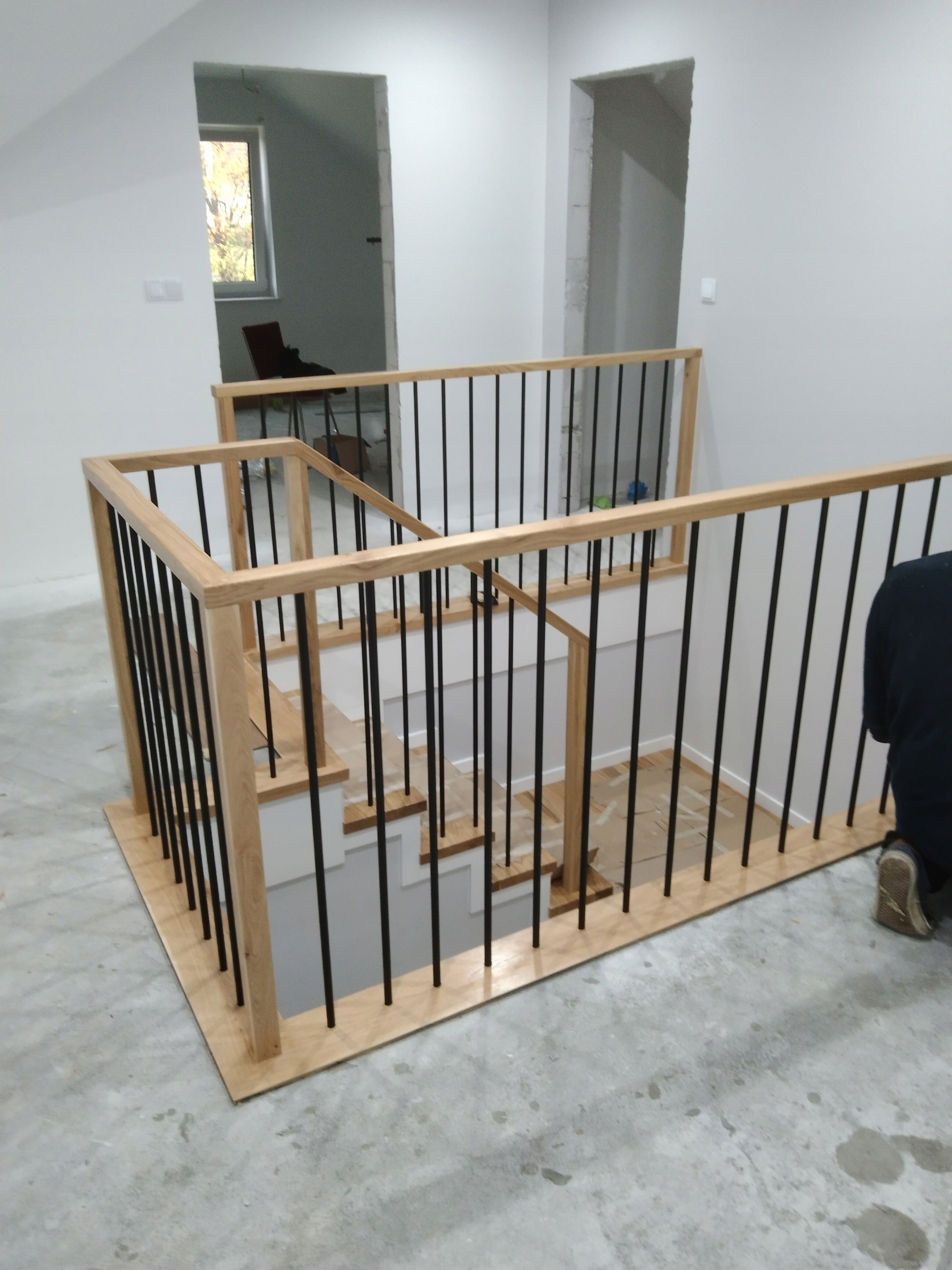 BALUSTRADA DREWNIANA SCHODOWA WEWNĘTRZNA BARIERKA (001STOLTECH) • Cena ...