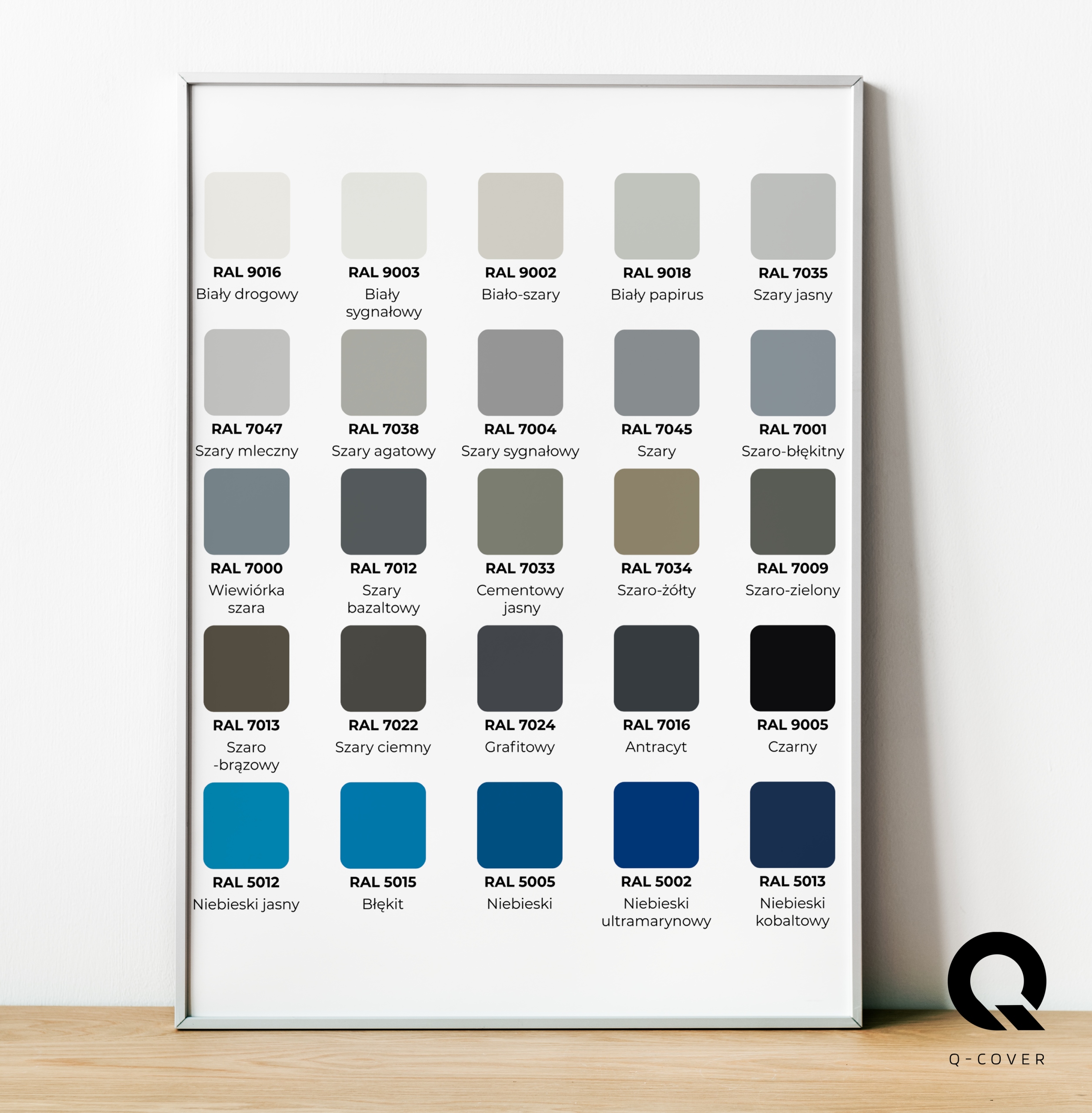 FARBA DO RENOWACJI POSADZEK BETONU GARAŻ GRAFITOWY RAL 7024 SATYNA 1L ...