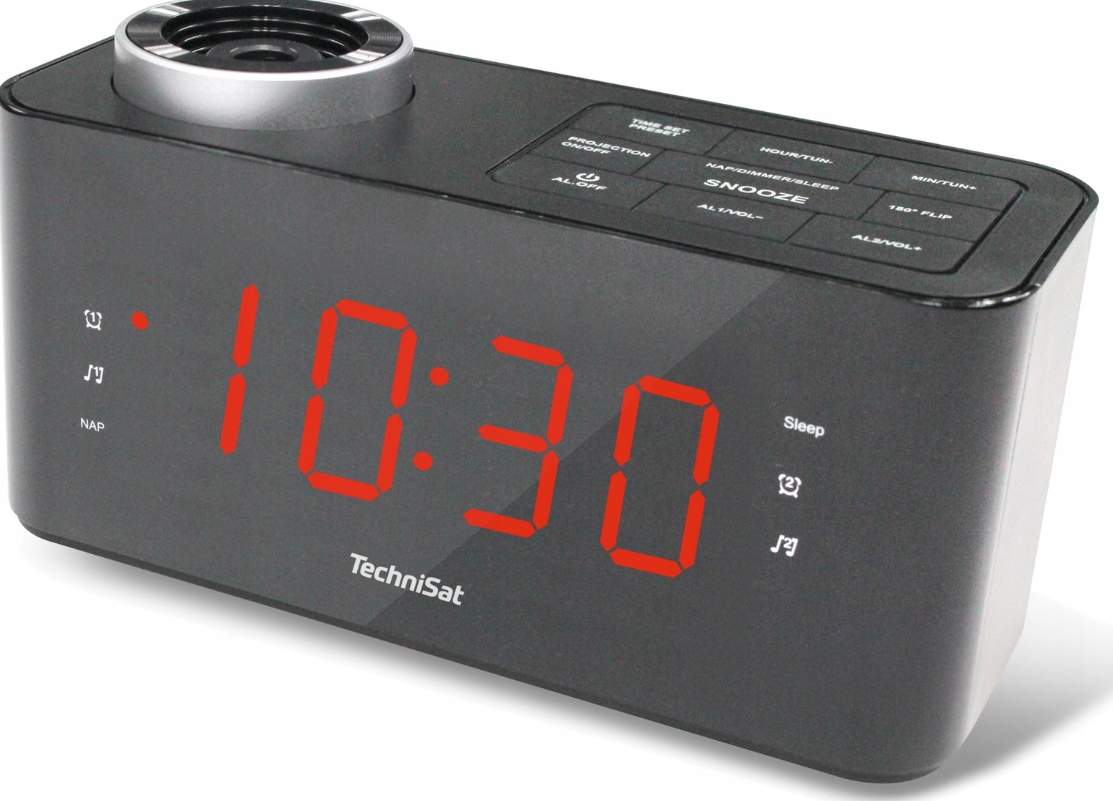 Radiobudzik TechniSat DIGICLOCK 3 wyświetlacz LED - Sklep, Opinie, Cena w Allegro
