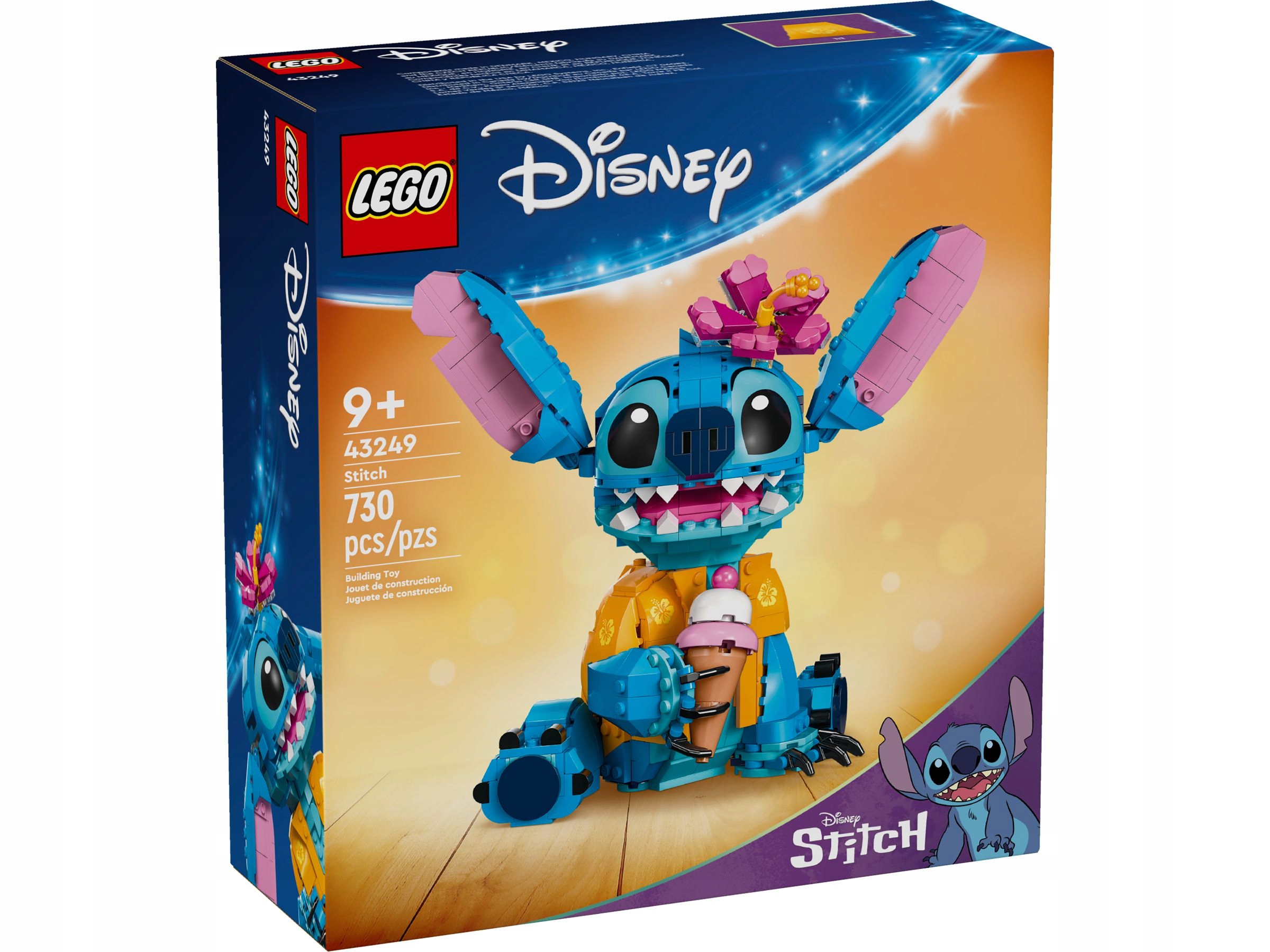 LEGO DISNEY CLASSIC 43249 Stitch Postać Kosmita Bajka 730 Elementów 15501654372 - Allegro.pl