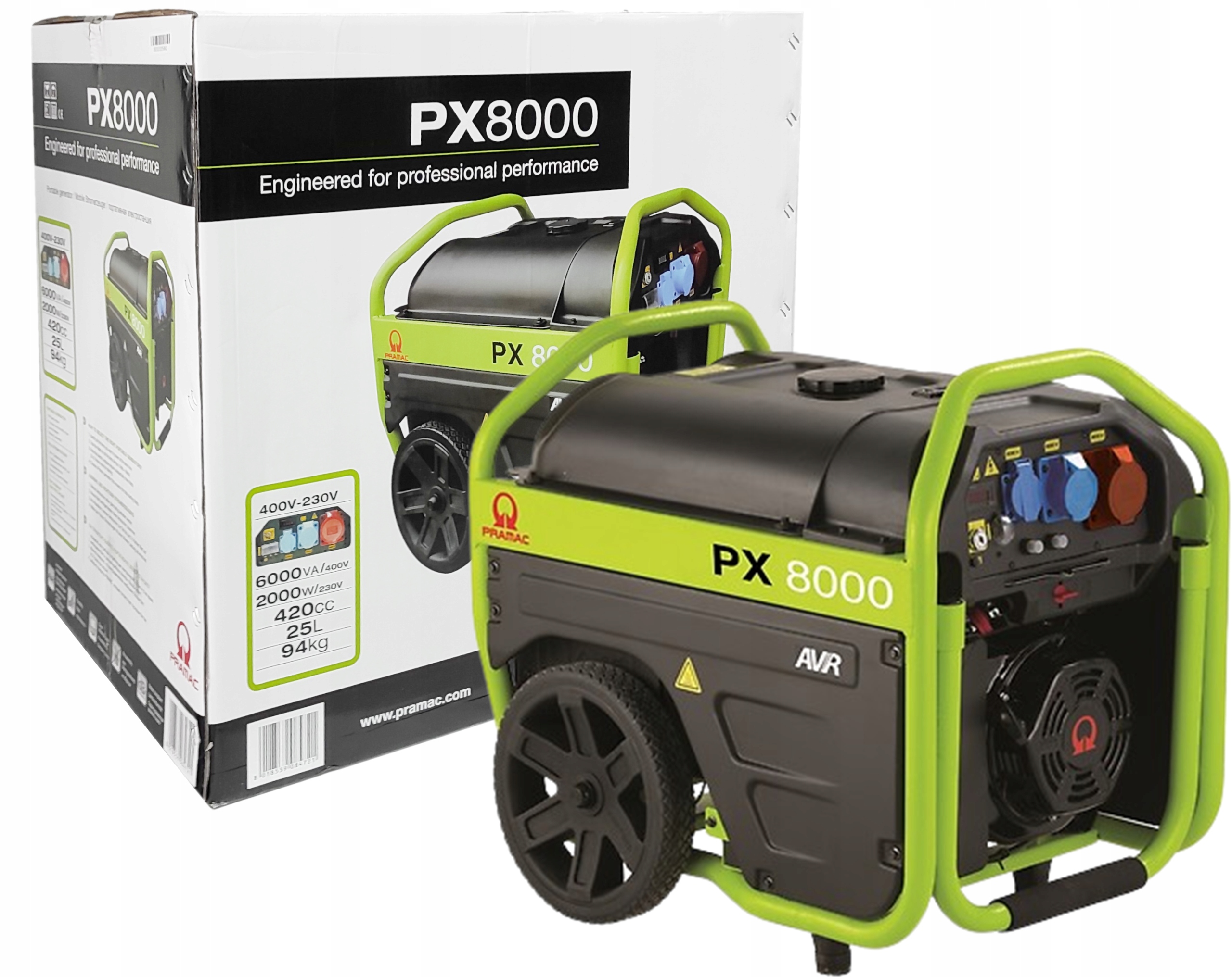 Agregat prądotwórczy Pramac PX8000 AVR 400V (8018539084721) • Cena ...