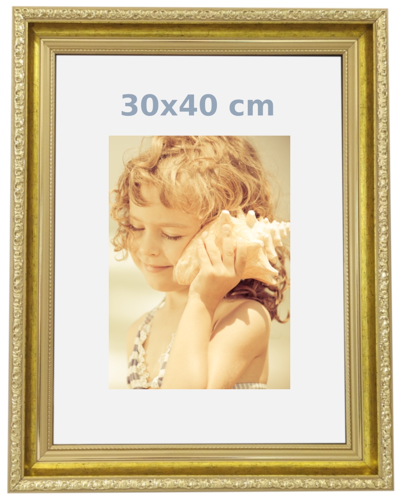 RAMKA RAMKI ZDJĘCJA PLAKATY ZŁOTA FOTO RAMA 30X40 (5060875547906 ...