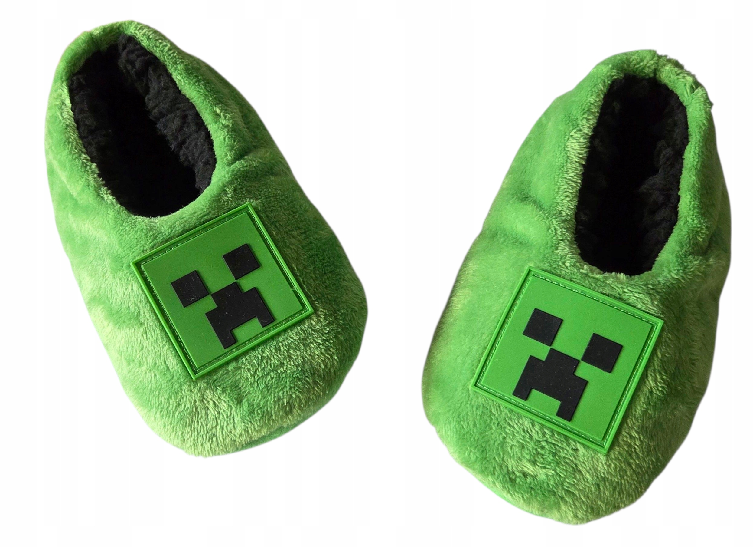 MINECRAFT ciepłe pluszowe kapcie ABS 37-40 11+ • Cena, Opinie • Kapcie ...
