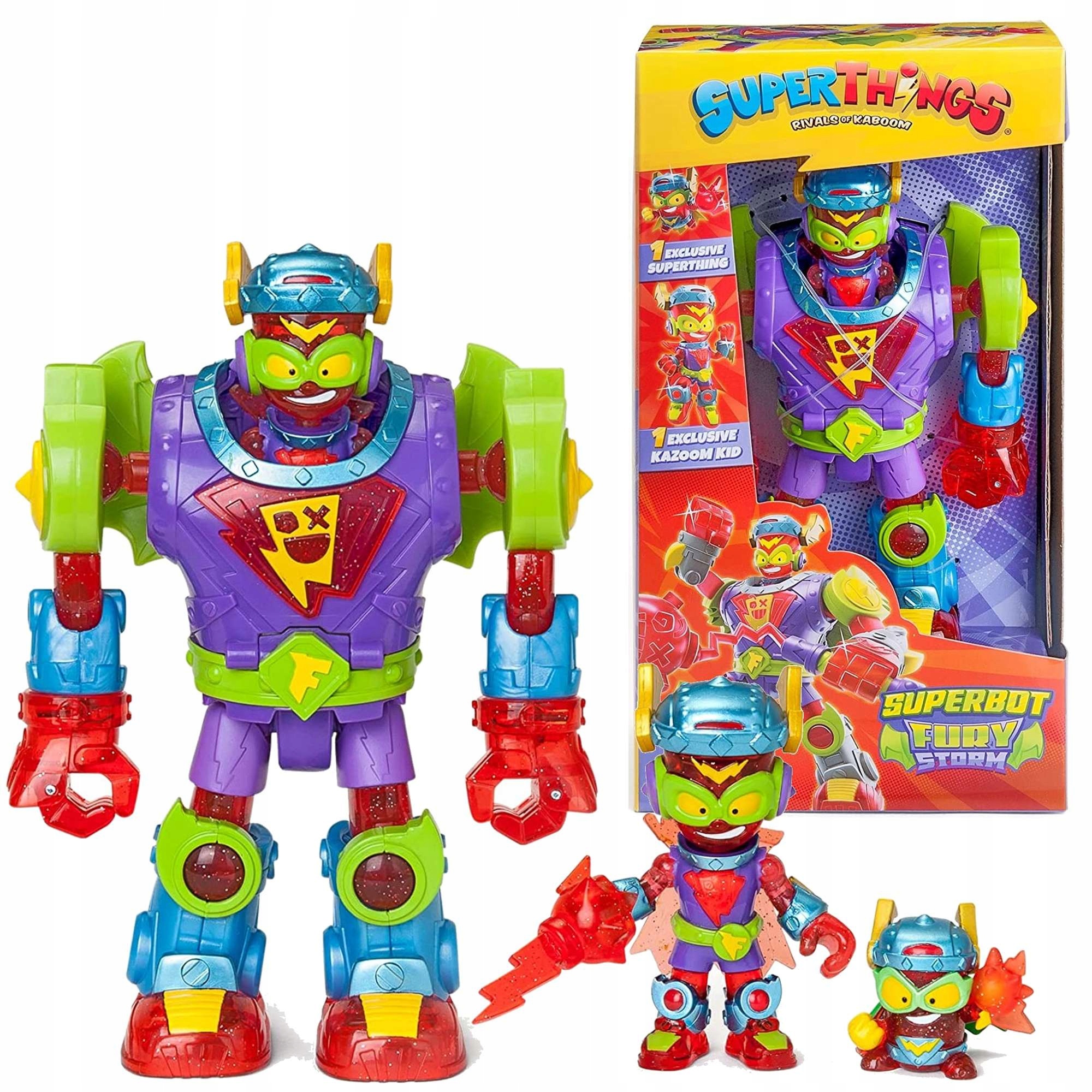 SUPER THINGS ROBOT SUPERBOT KID FURY STORM 15 CM (0695057359975) • Cena ...