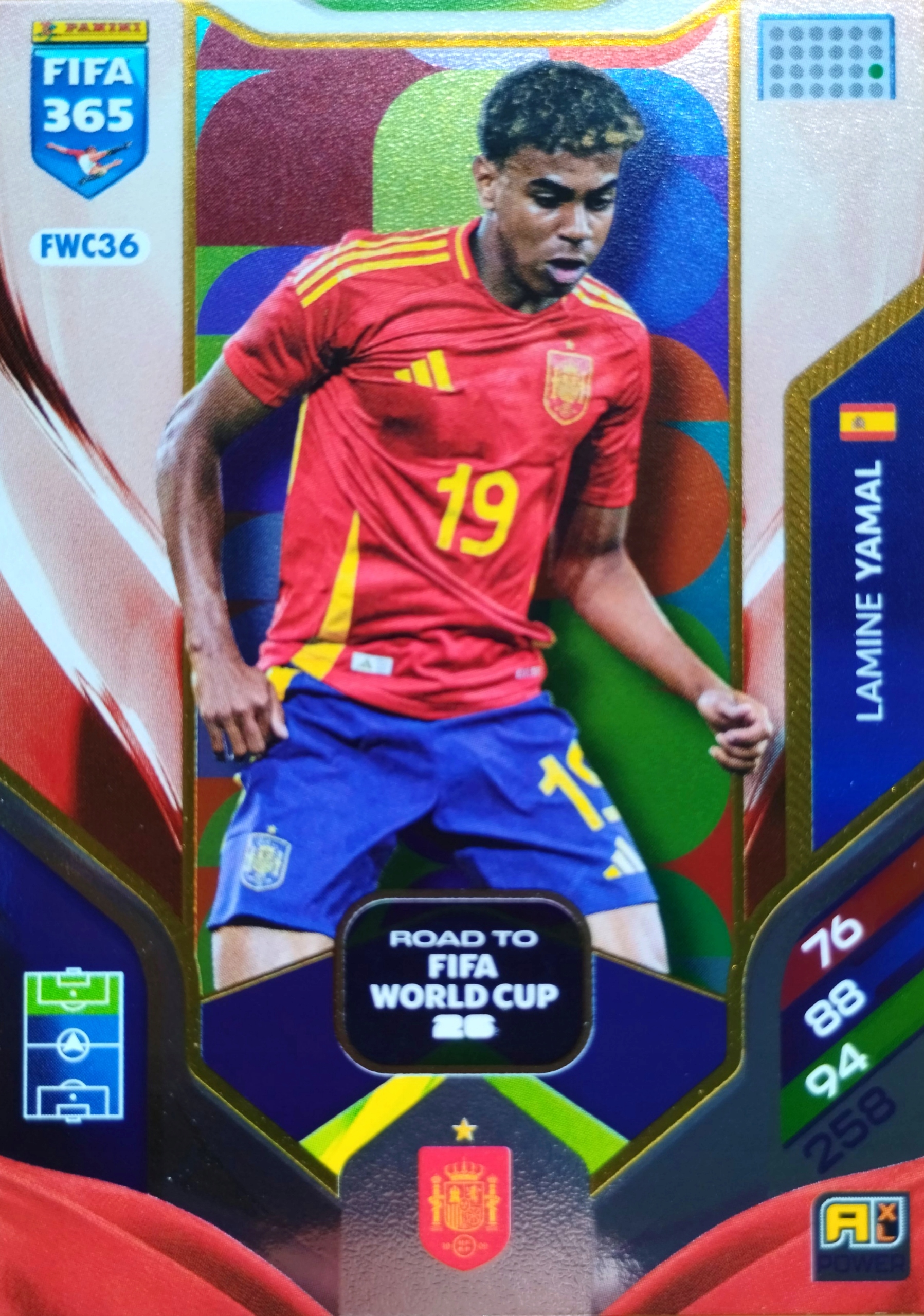 FIFA 365 2026 KICK-OFF ROAD TO FIFA WORLD CUP 26 POWER FWC36 LAMINE ...