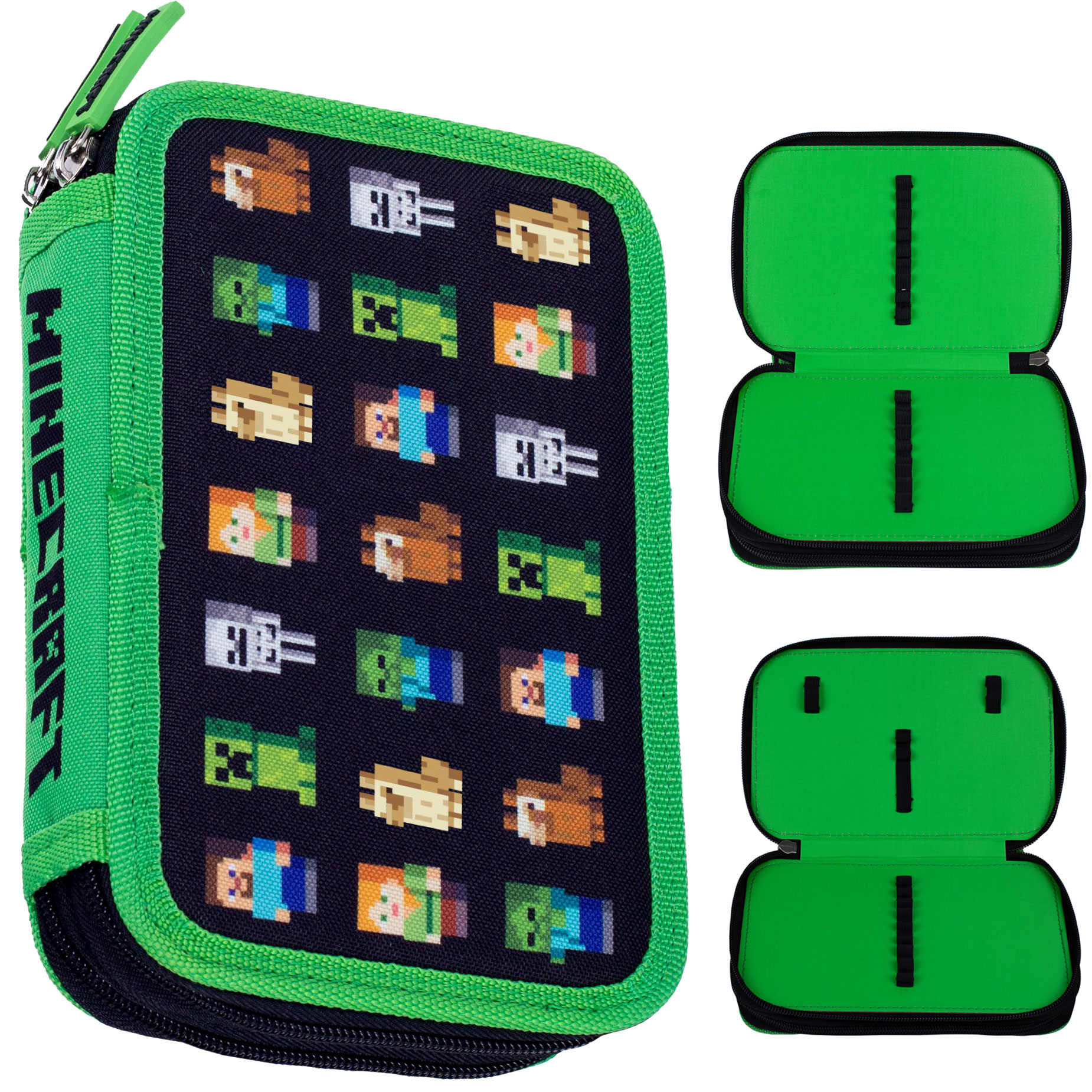 MINECRAFT PERAČNÍK ŠKOLSKÝ DVOJITÝ BEZ VYBAVENIA za 12,75 € - Allegro