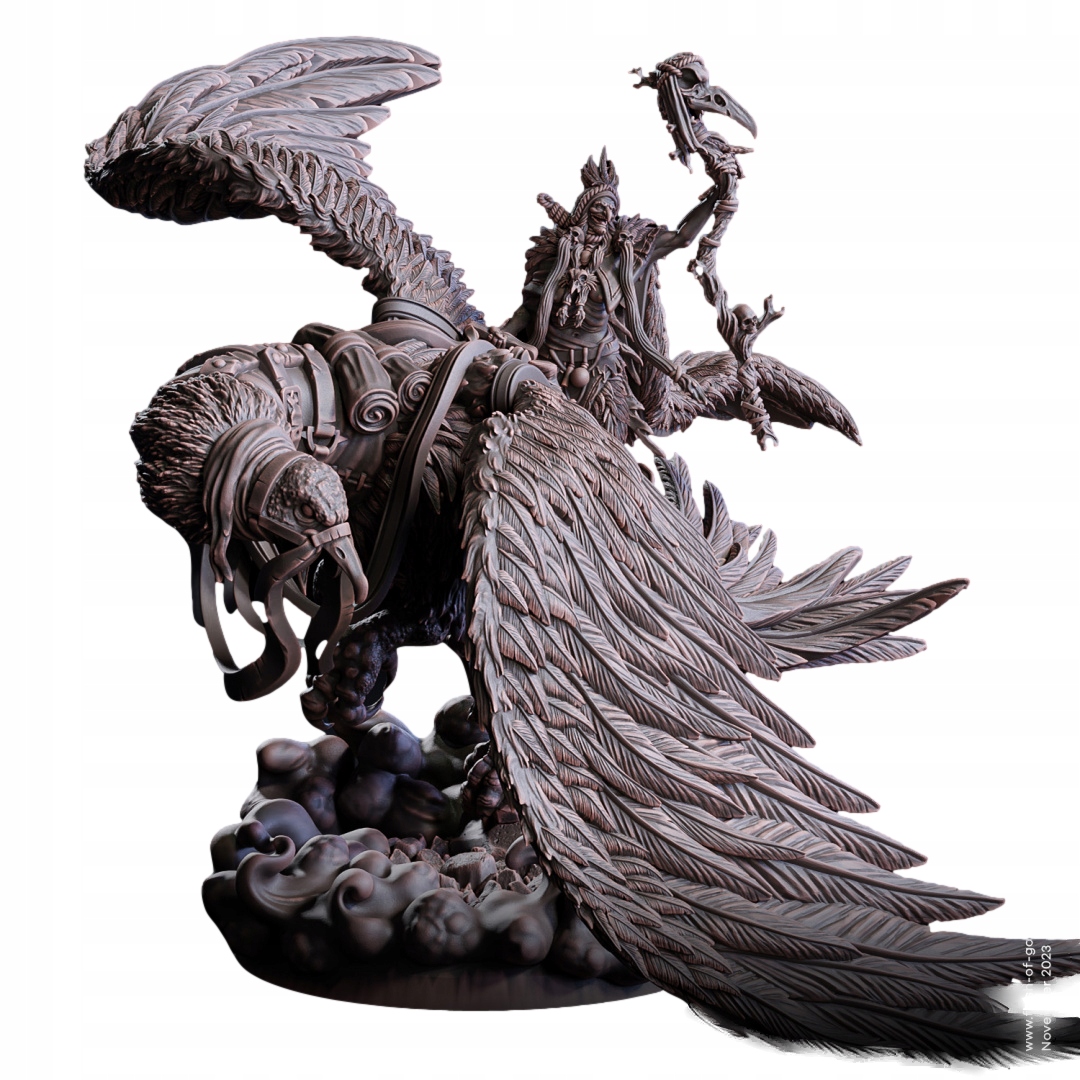 Vulture Coven Witch - RPG figurka DnD Pathfinder za 563 Kč - Allegro