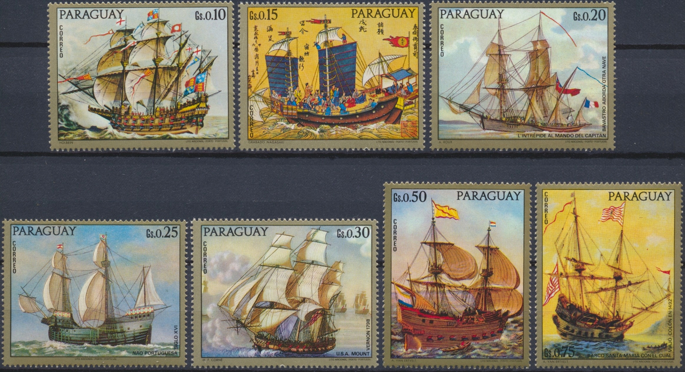 Paragwaj - Marynistyka Statki Okręty Żaglowce 17171458728 - Allegro.pl