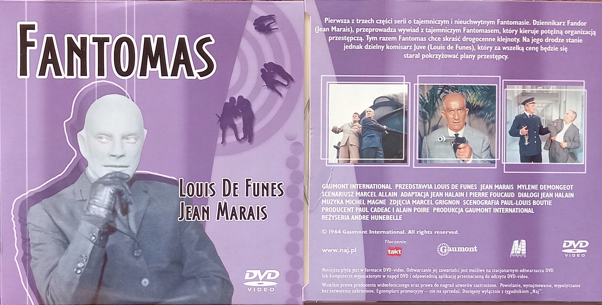 Fantomas płyta DVD • Cena, Opinie - Allegro