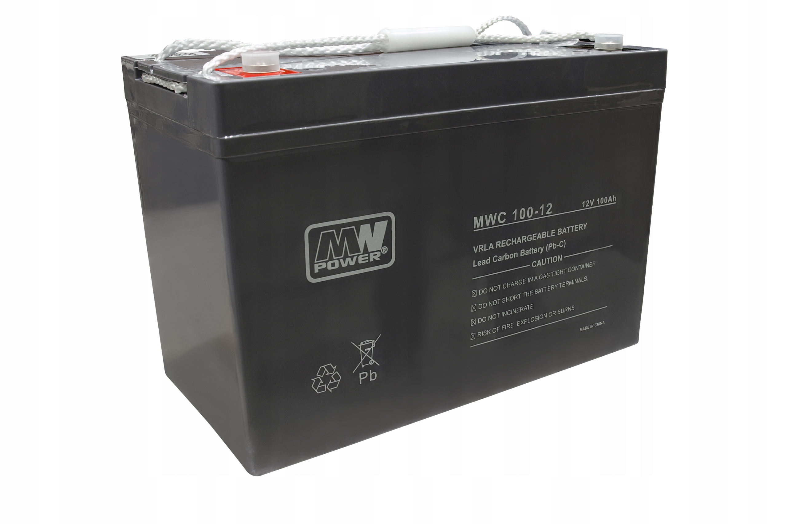 Akumulator Carbon AGM MW Power MWC 100-12 12V100Ah • Cena, Opinie - Allegro