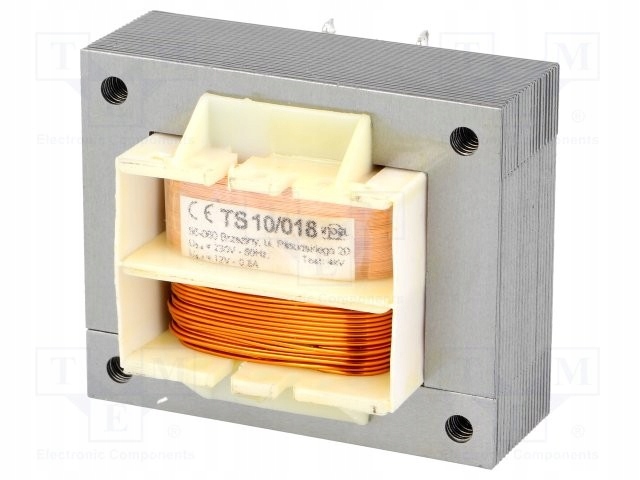 TS10/018 [230V/12V 0,8A] transformator sieciowy - Sklep, Opinie, Cena w Allegro