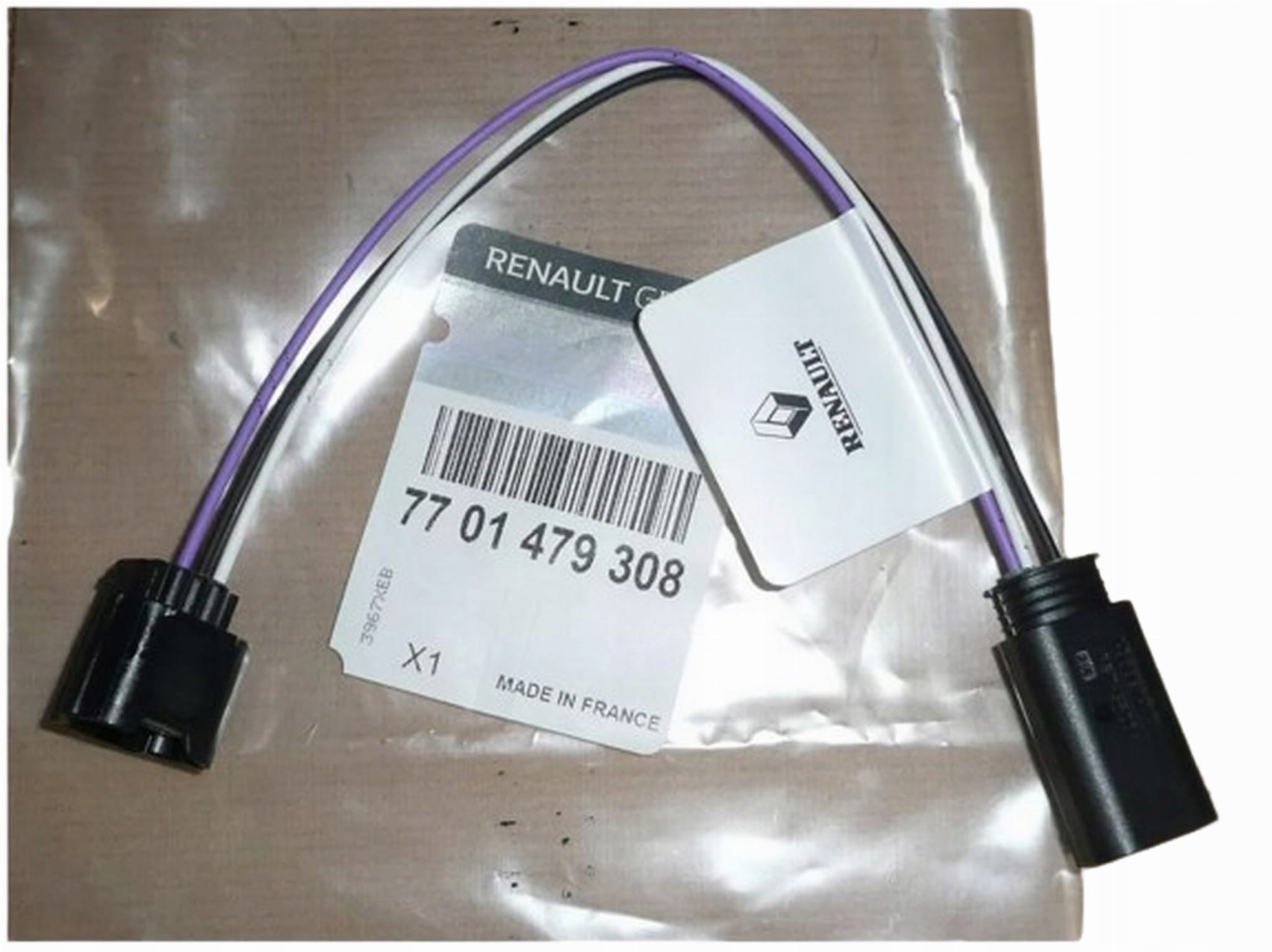 Wtyczka Do Lampy 7701479308 Renault Trafic II Oryginał za 216.99PLN z ...