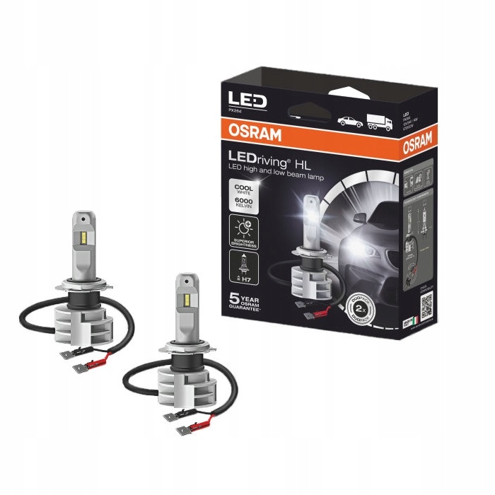 OSRAM LED LEDriving HL H7 GEN2 6000K 5021374193469 za 589.00PLN z Pruszcz Gdański - Allegro ...