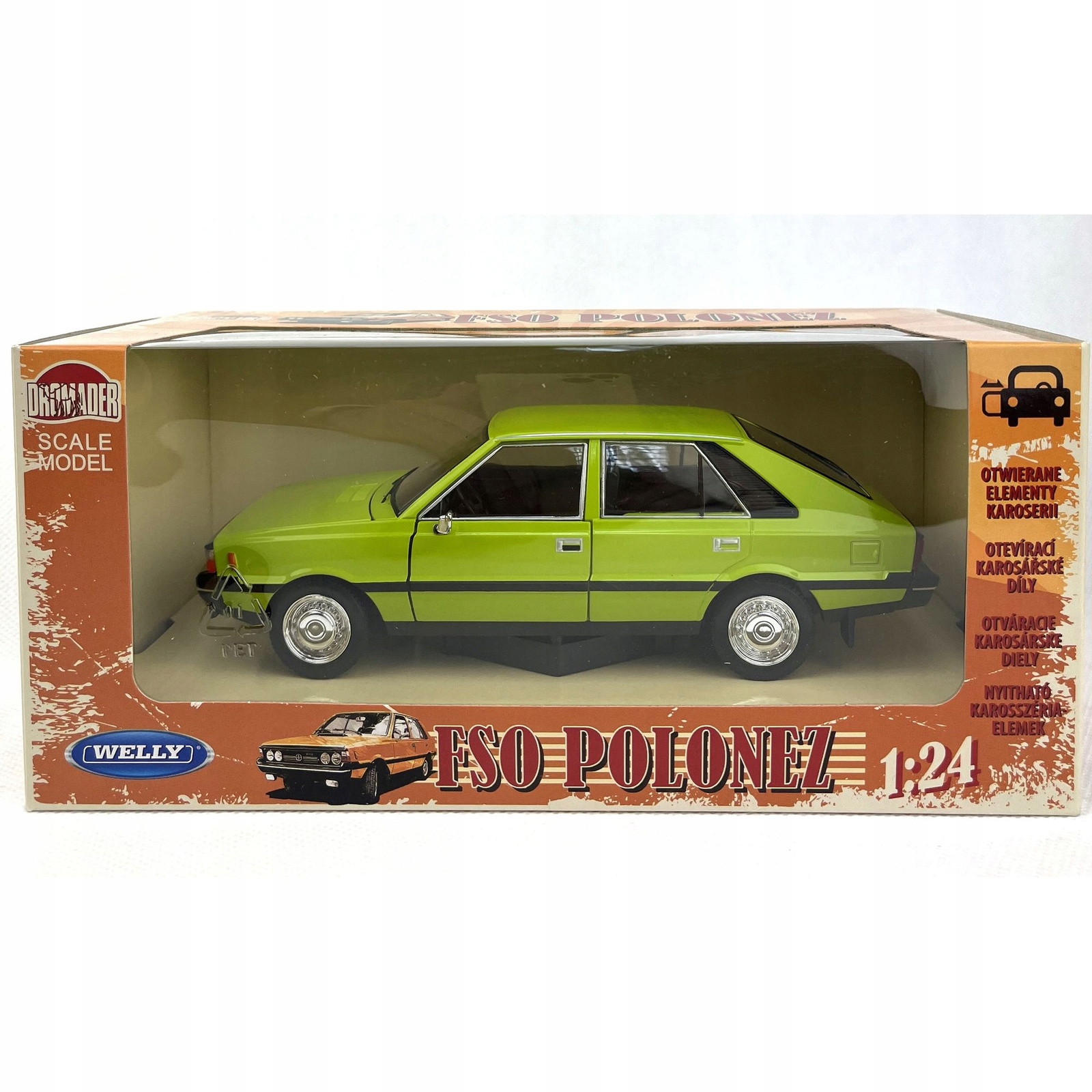 FSO Polonez 1500 MR 1978 Borewicz Poldek PRL Welly 1:24 Model Samochodu ...