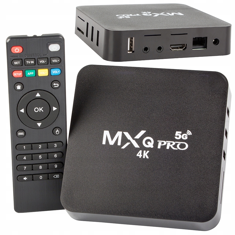 SMART TV BOX 8GB MXQ PRO 4K dekoder Android 11.1 za 509.00CZK - Allegro