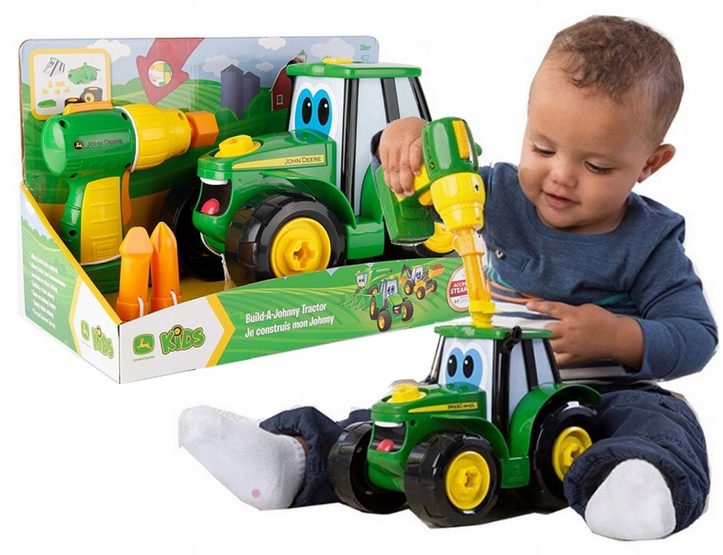 ZBUDUJ TRAKTOR JOHNNY JOHN DEERE TOMY 46655 13402375593 - Allegro.pl ZBUDUJ TRAKTOR JOHNNY JOHN DEERE TOMY 46655 13402375593 - Allegro.pl