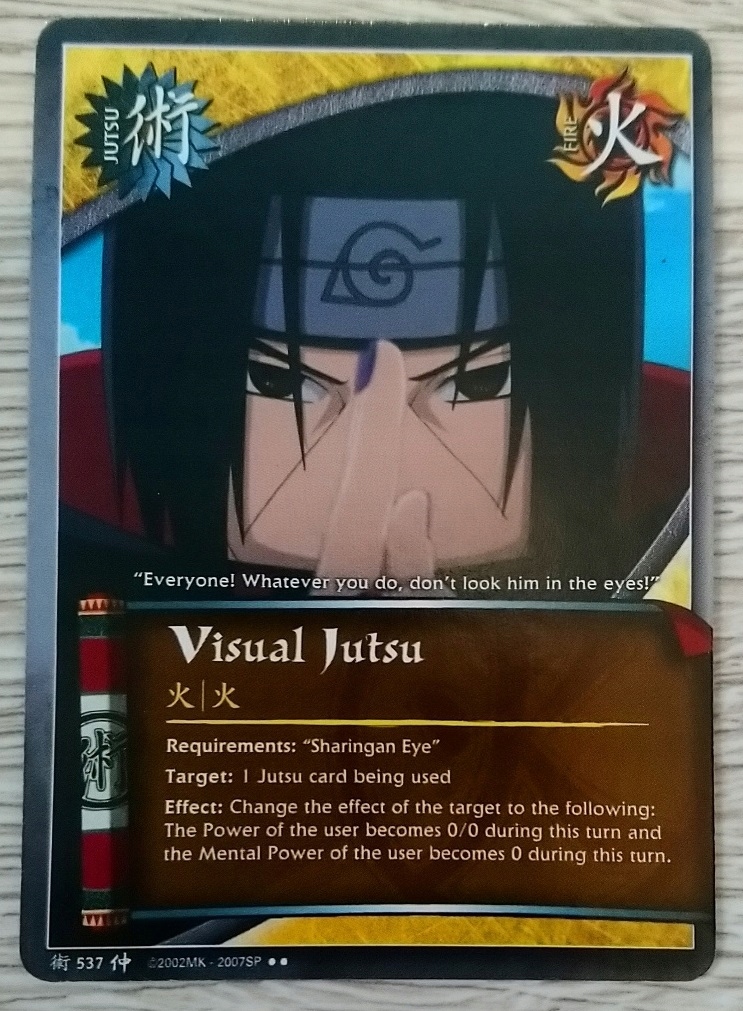 Купить Карта визуального дзюцу Наруто CCG Jutsu — J-537: отзывы, фото и ...