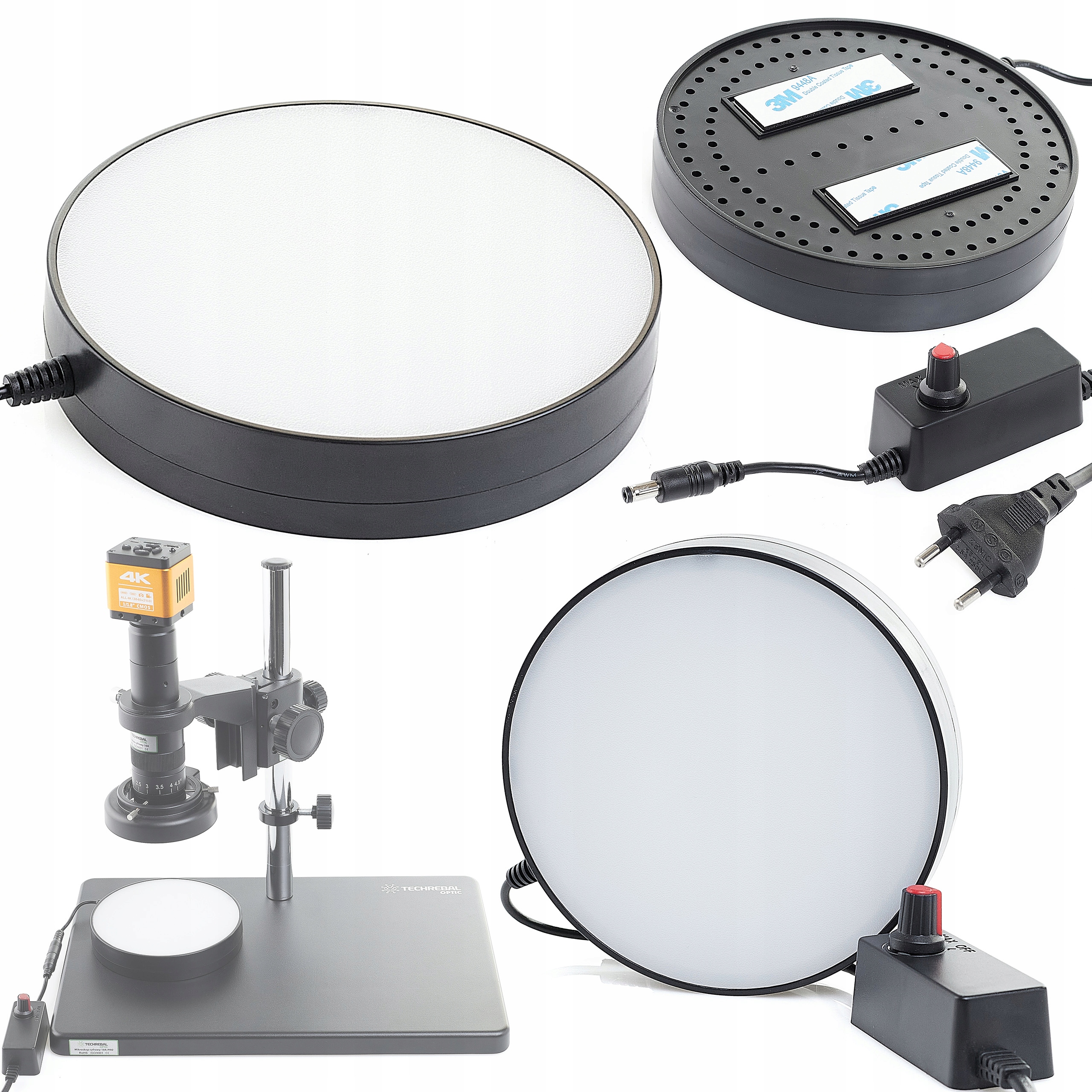 OŚWIETLENIE LED DOLNE DO MIKROSKOPU STEREOSKOPOWEGO CYFROWEGO TECHREBAL - Sklep, Opinie, Cena w ...