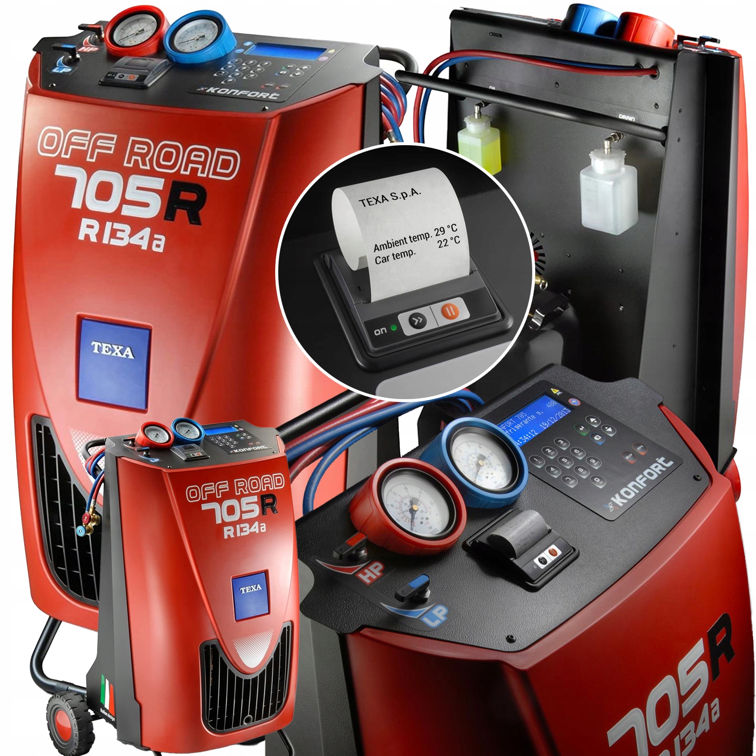 TEXA STACJA KLIMATYZACJI 705R OFF ROAD 134A 4047025115049 za 13066 ...