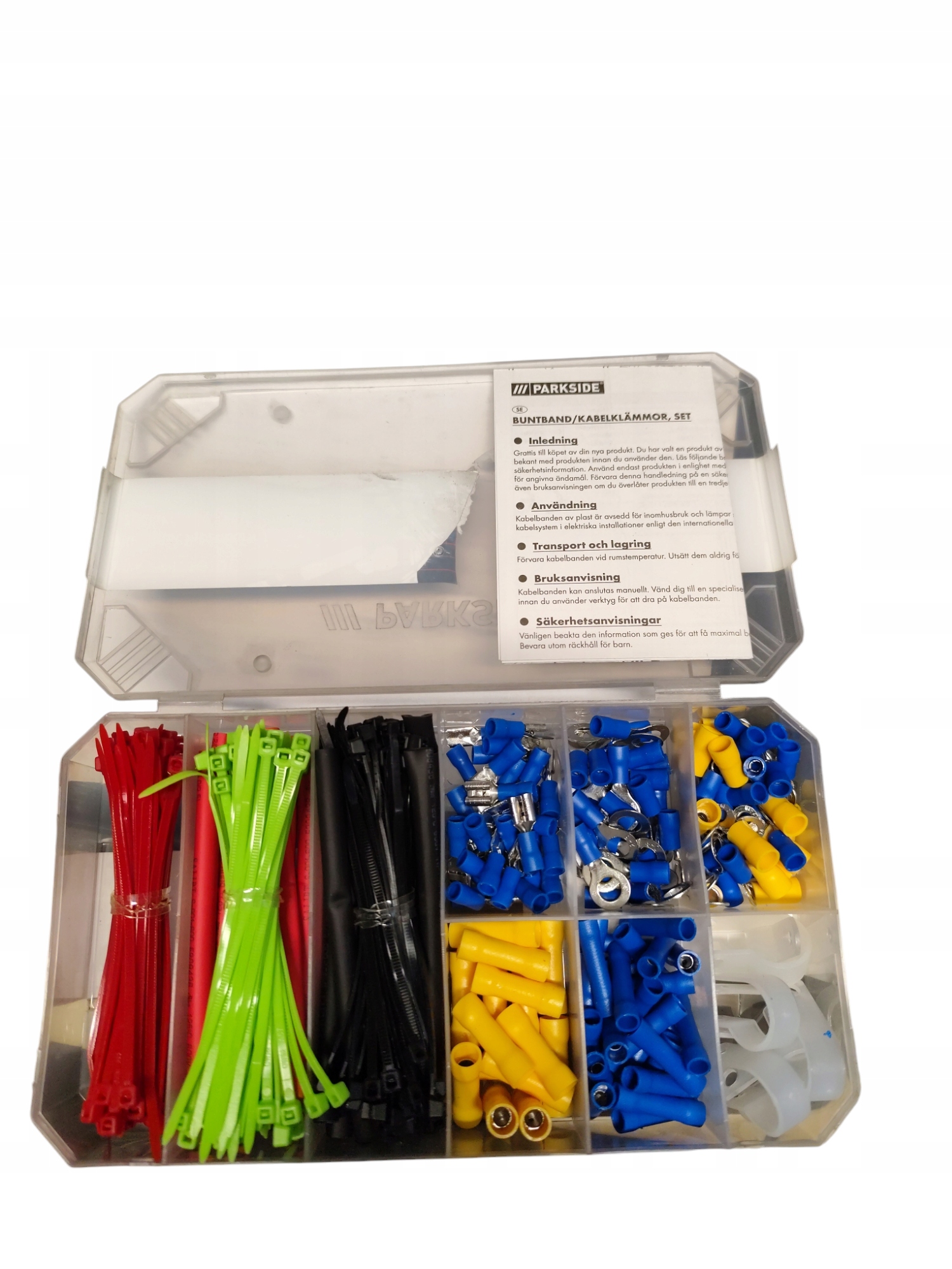 PARKSIDE - SADA SPOJOVACÍCH PRVKOV / SVORIEK PRE KÁBLE 308 KUSOV - Allegro