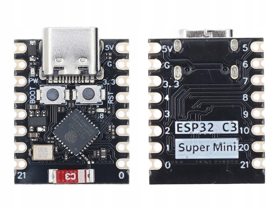 Плата розробки ESP32-C3 SuperMini з модулем WiFi Bluetooth для Arduino ...