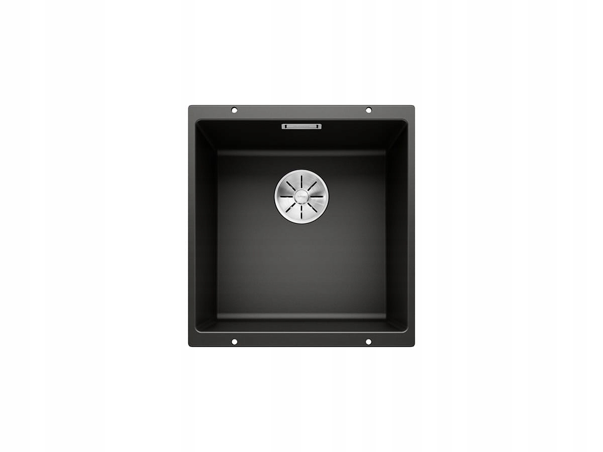 Zlewozmywak BLANCO SUBLINE 400-U Silgranit czarny, InFino 525990 ...