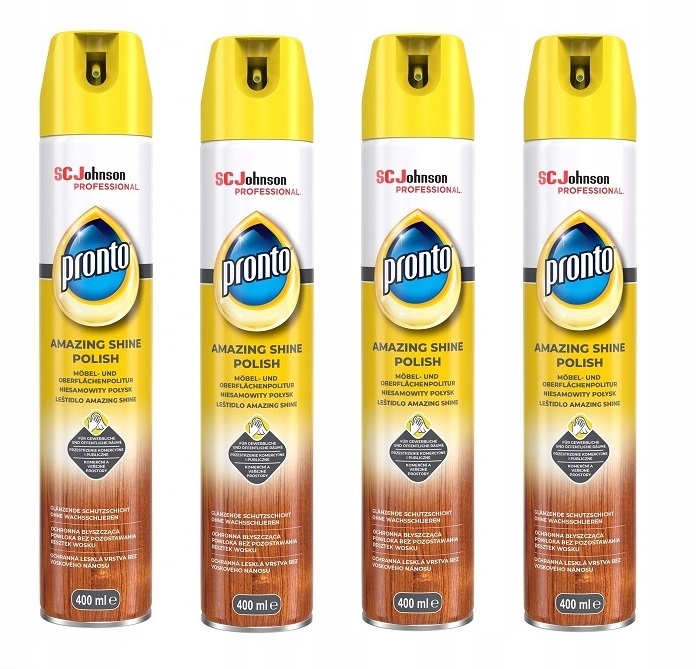 PRONTO Classic SPRAY PIANKA ŚRODEK DO MEBLI DREWNA 400ml 13323798681 ...