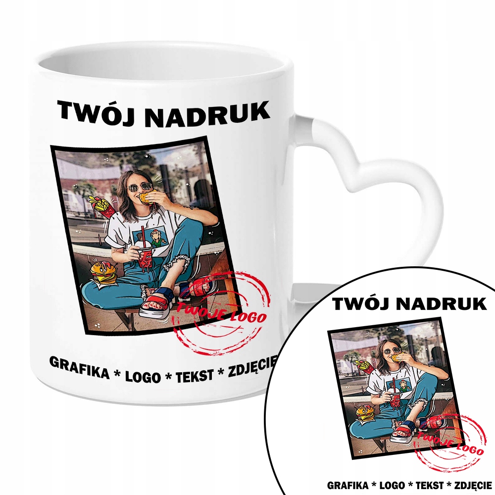 Kubek Style Couture TWOJA GRAFIKA ZDJĘCIE LOGO NAPIS ceramika 330 ml • Cena, Opinie • Kubki ...