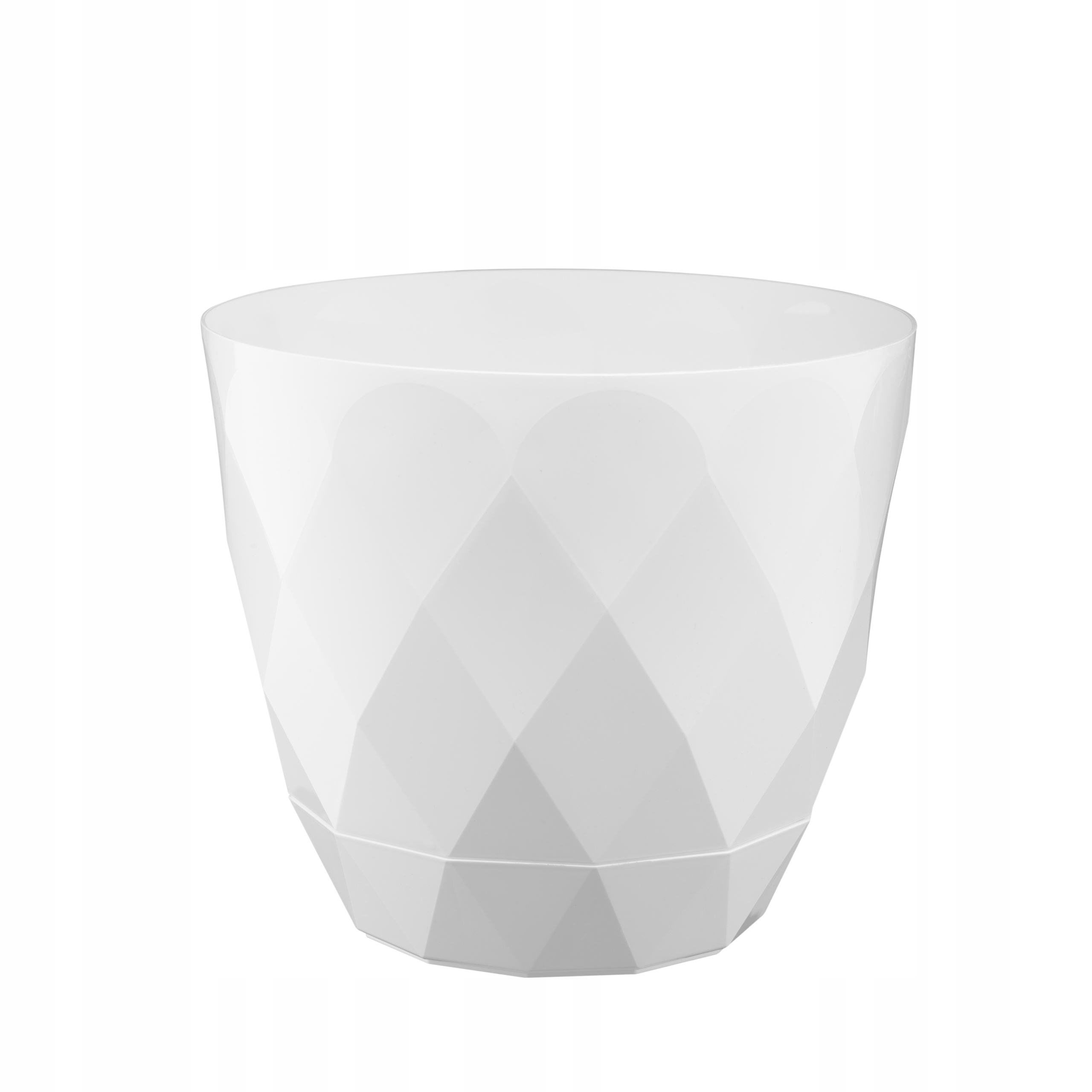 Doniczka tworzywo sztuczne biały Verdenia 24 cm x 27,5 x 24 cm (5902869281086) • Cena, Opinie ...