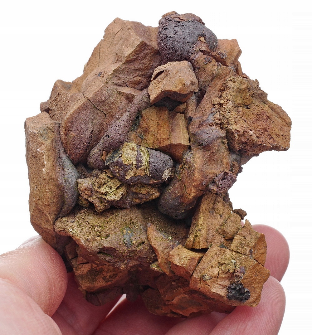 BUCHIT, PŘÍRODNÍ ŠKVÁRA z vypálené uhelné sloje, DOLNÍ SLEZSKO /bx124 ...