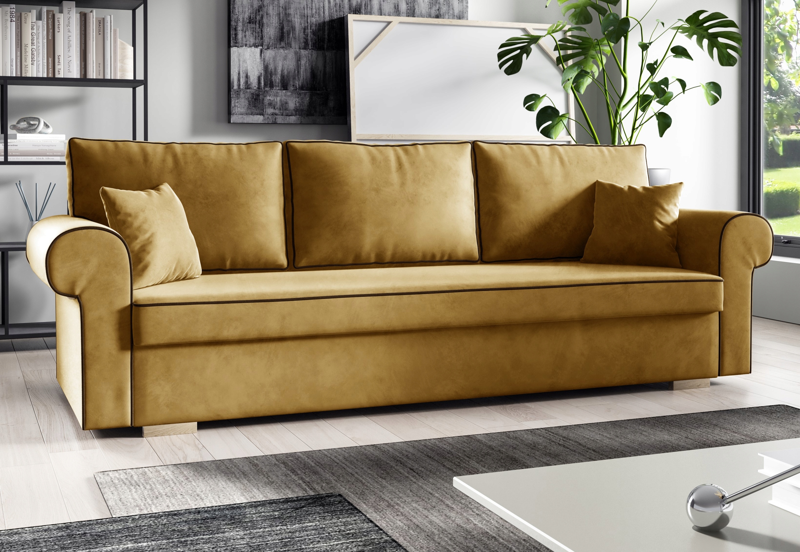 Kanapa MEG, sofa, wypoczynek, styl skandynawski (Kanapa rozkładana ...