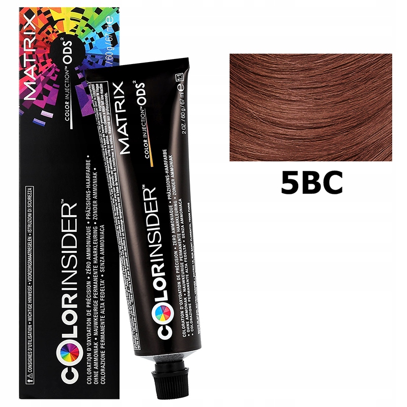 MATRIX COLORINSIDER FARBA DO WŁOSÓW BEZ AMONIAKU 5BC 67ML ...