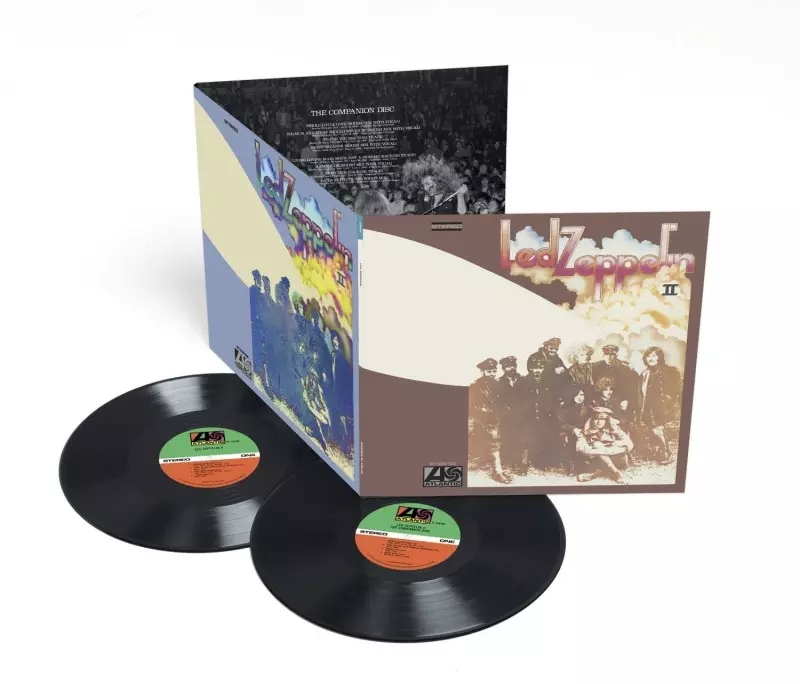 2LP Led Zeppelin: Led Zeppelin II Remastered 2014 Reissue Tri Fold ...