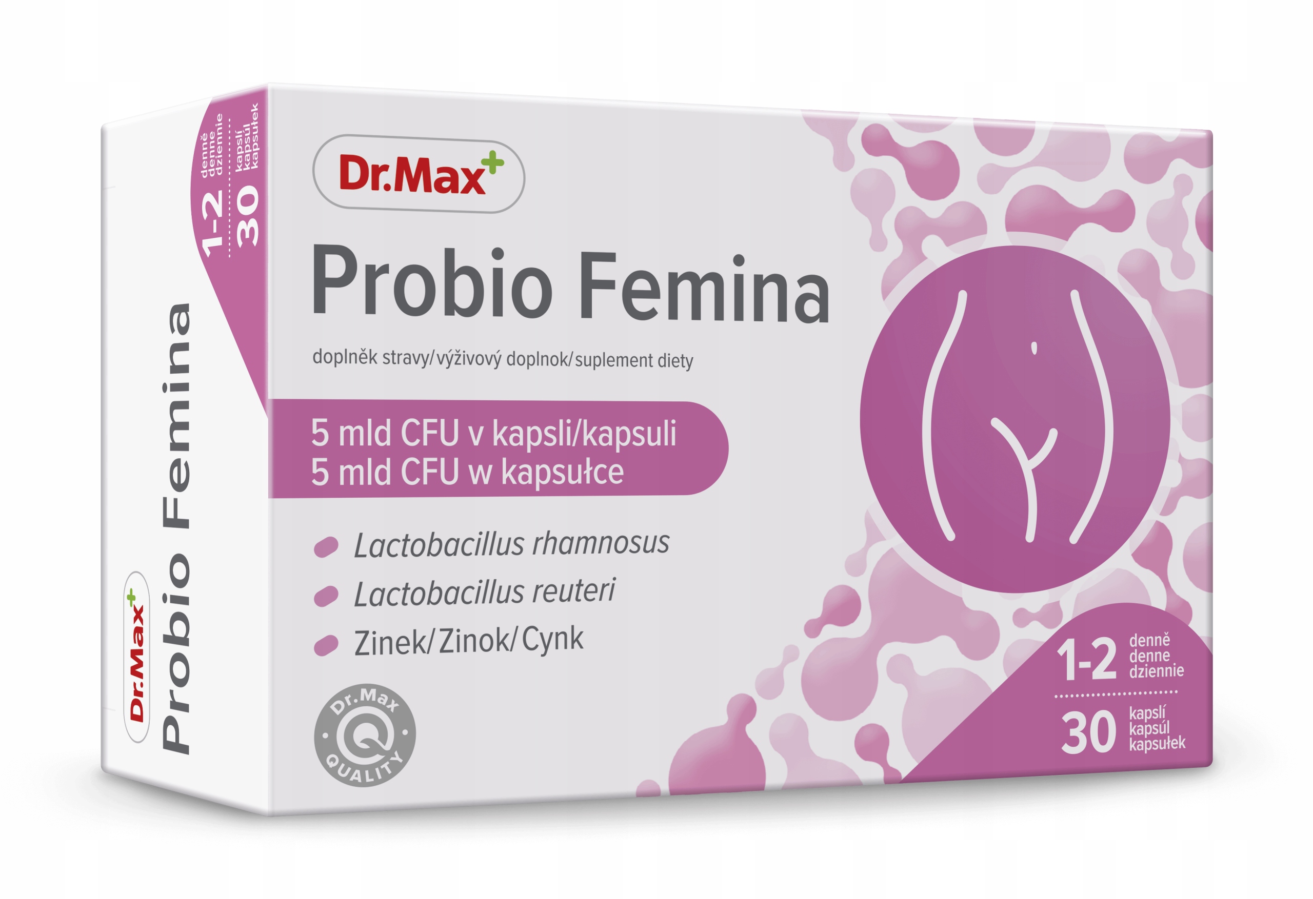 Suplement diety Dr. Max Pharma Probio Femina, kapsułki 30 szt. (8595566412715) • Cena, Opinie ...
