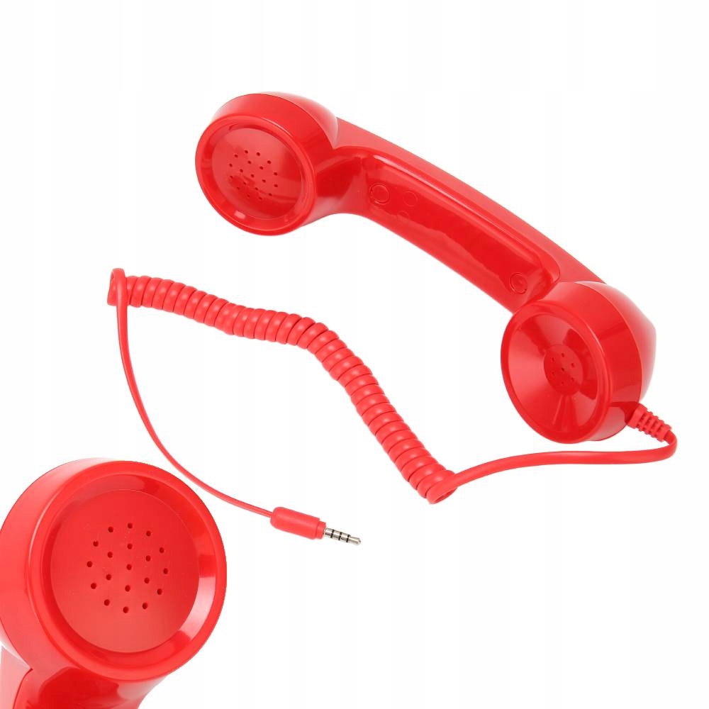 RETRO SLUCHÁTKO PRO TELEFON SMARTPHONE 3.5 MM JACK, REGULACE HLASITOSTI ...