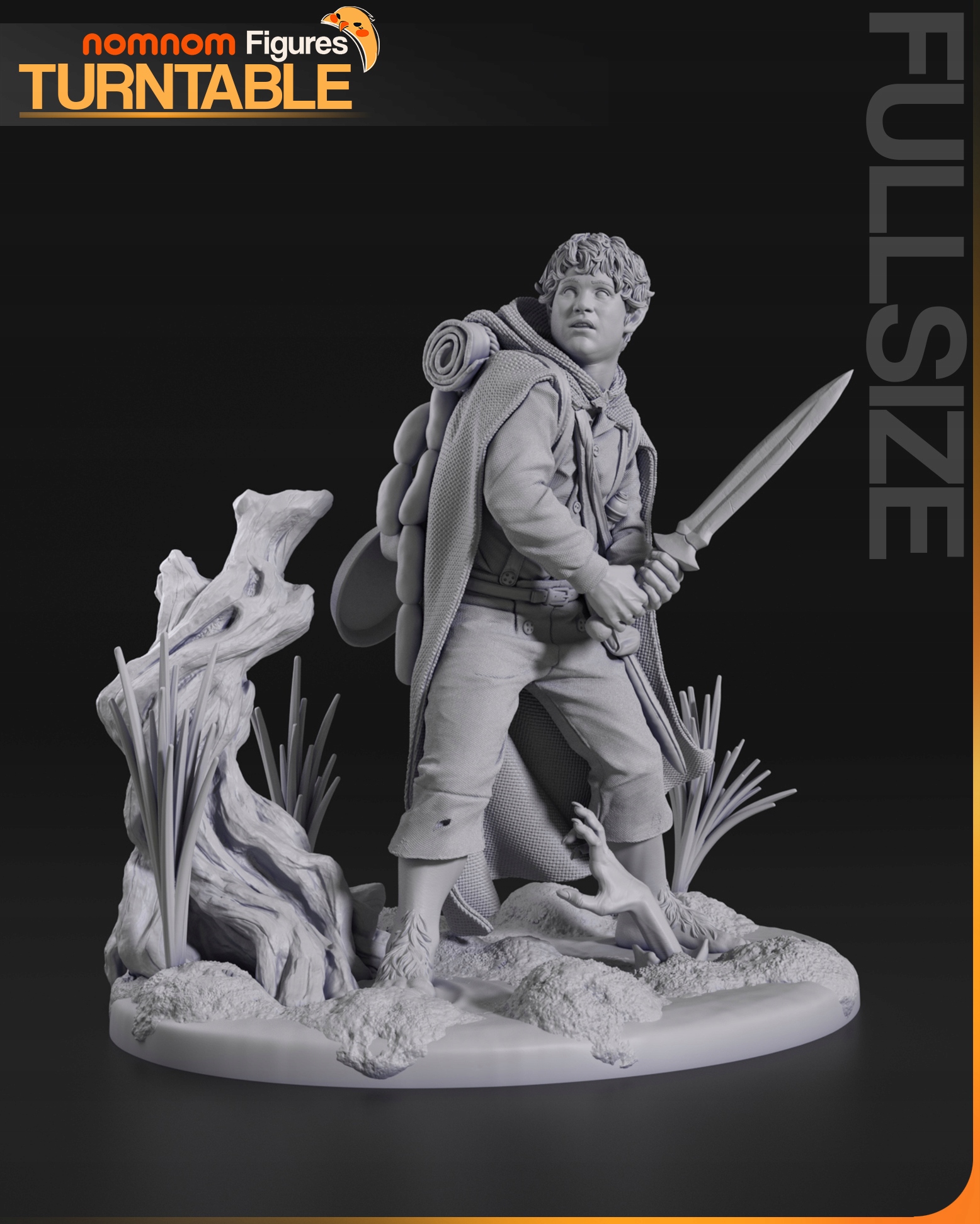 Samwise Gamgee figura - Gyűrűk Ura NomNom Figures - 3D nyomtatás - 14K ...