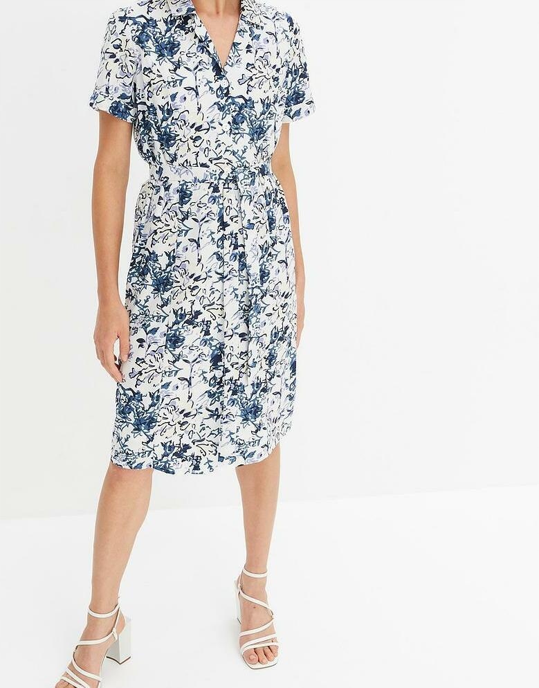 46 SUKIENKA Z WZOREM cqr • Cena, Opinie • Sukienki 17535200487 • Allegro