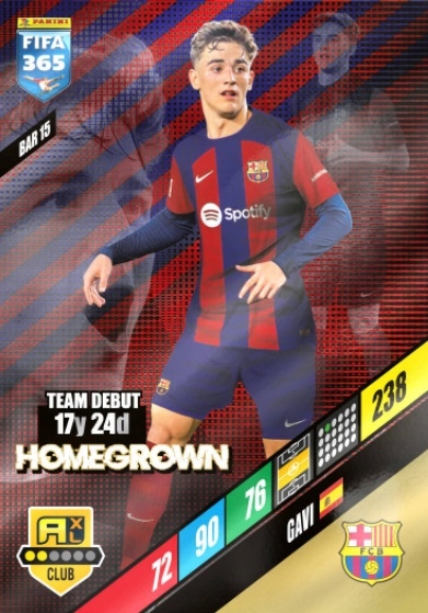 2024 FIFA 365 FC Barcelona CLUB Gavi #BAR 15 za 10 Kč - Allegro