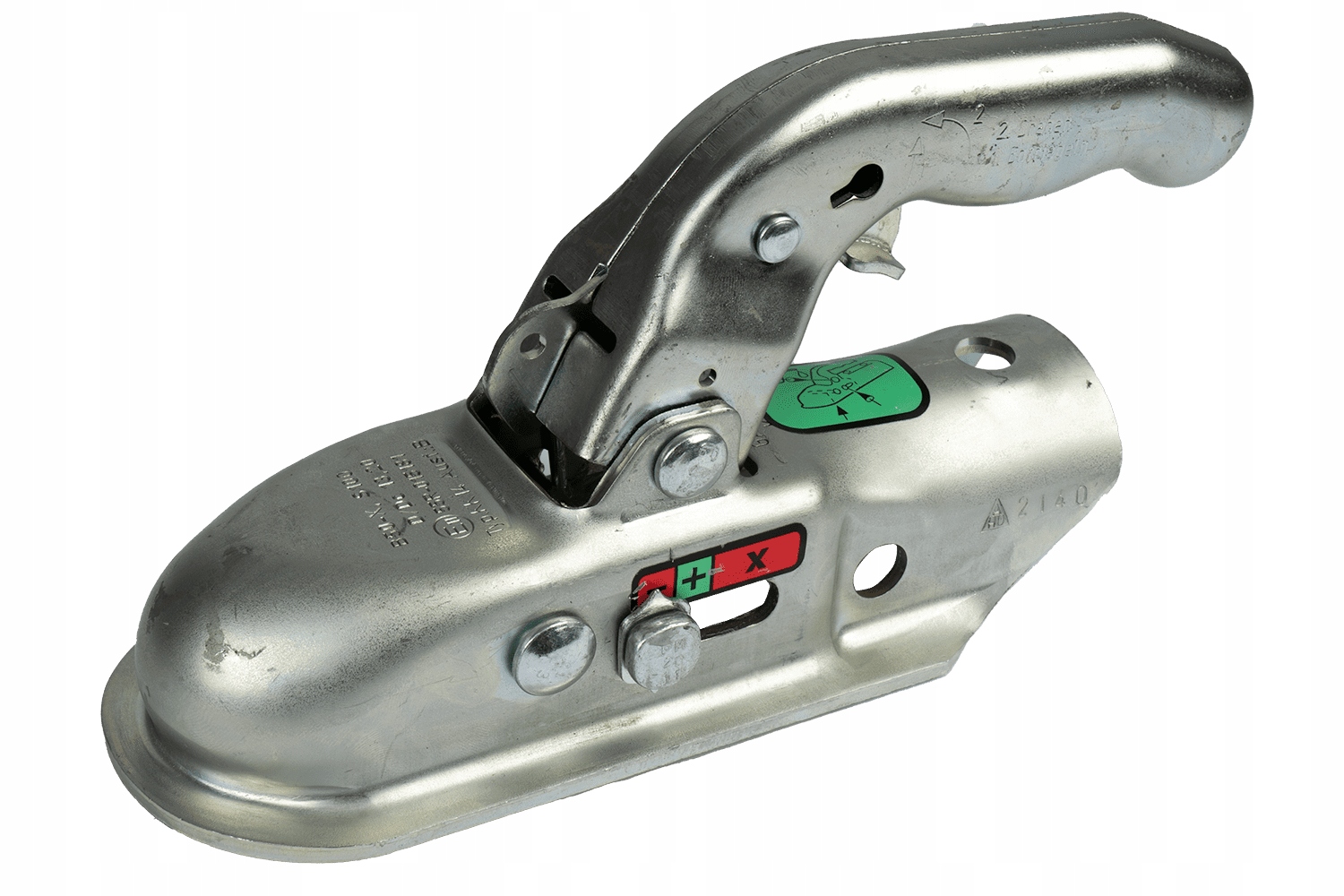 Zaczep kulowy KNOTT KK14-B na dyszel okrągły rurowy 45mm do przyczep ...