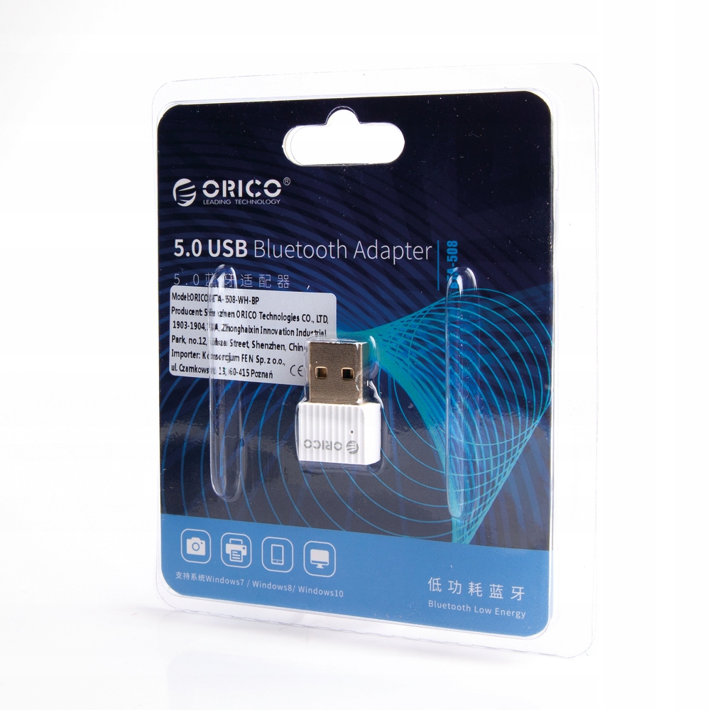 Orico Adapter Bluetooth 5.0 USB-A biały do Windows - Sklep, Opinie, Cena w Allegro