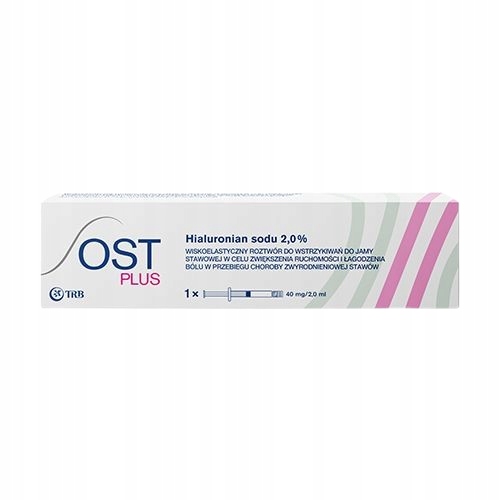 OST Plus 2% 40 mg/2 ml 1 ampułko-strzykawka (4028694000447) • Cena, Opinie • Stawy, kości ...