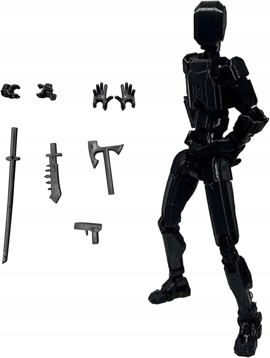 Titan 13 Action Figure, T13 Action Figure 3D Printed Multi-Jointed ...