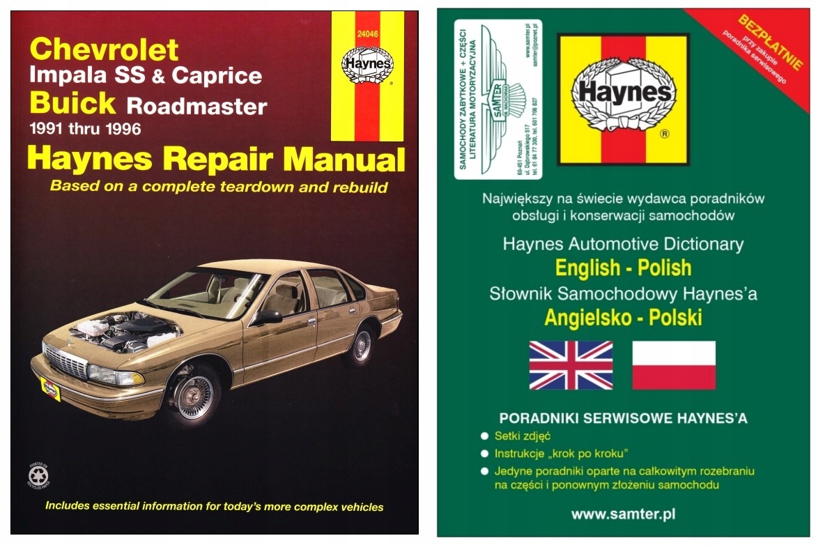 Chevrolet Impala SS & Caprice / Buick Roadmaster (1991-1996) Haynes ...