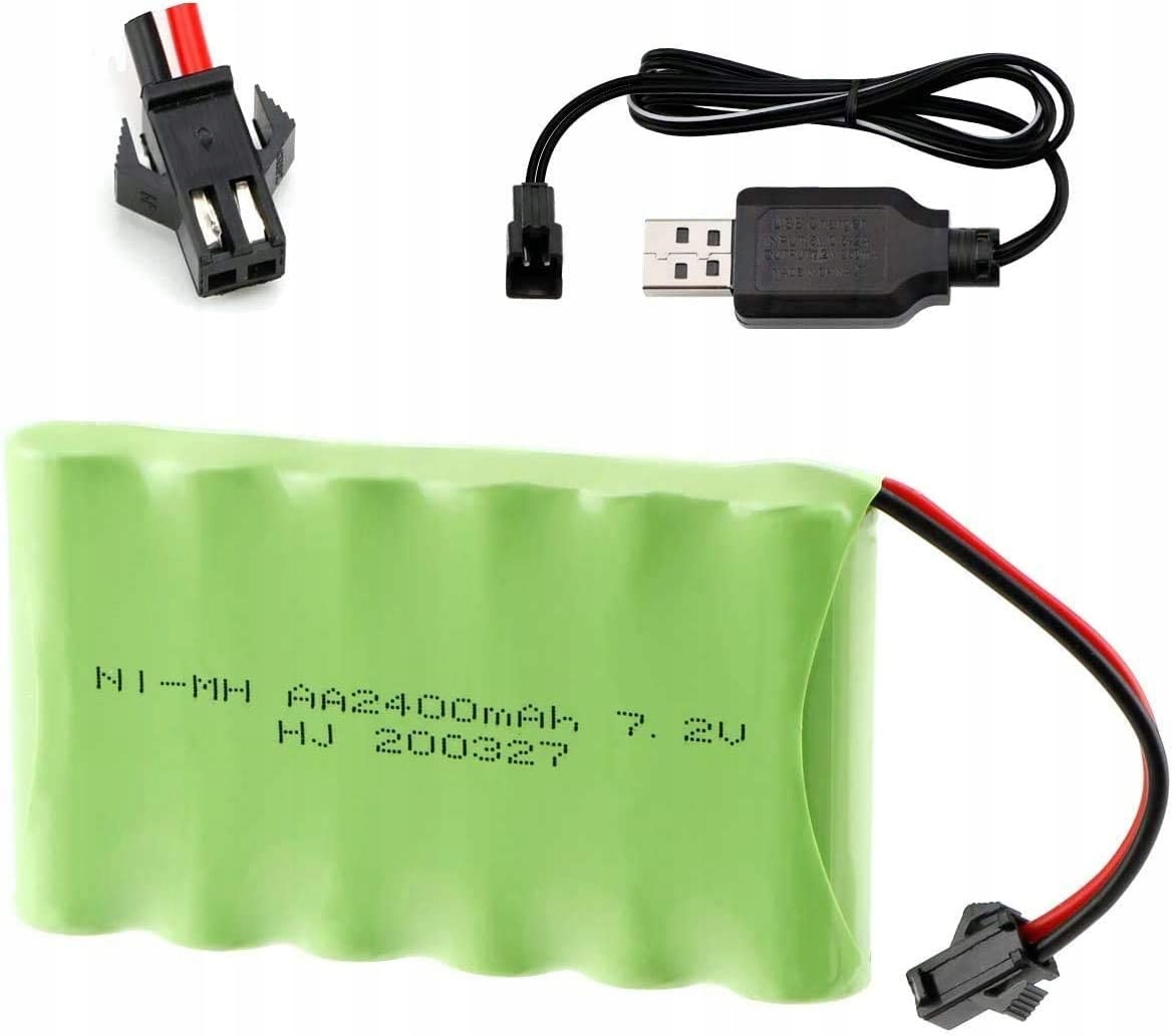 Akumulator 7.2V 2400mAh Ni-MH 2Pin ładowarki USB (8057971007714) • Cena ... Akumulator 7.2V 2400mAh Ni-MH 2Pin ładowarki USB (8057971007714) • Cena ...