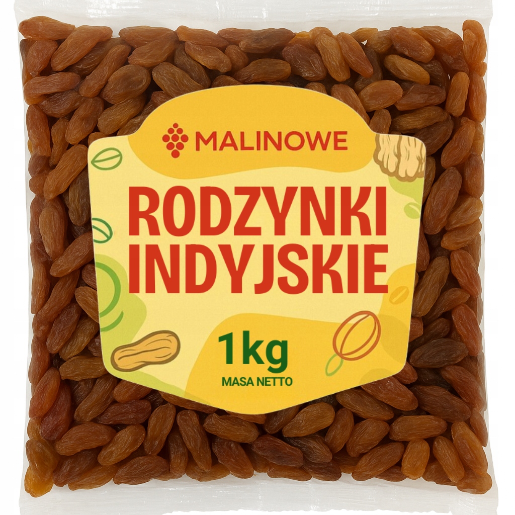RODZYNKI INDYJSKIE 1kg RODZYNKA INDYJSKA DOSKOAŁE JAKOŚĆ PREMIUM ...