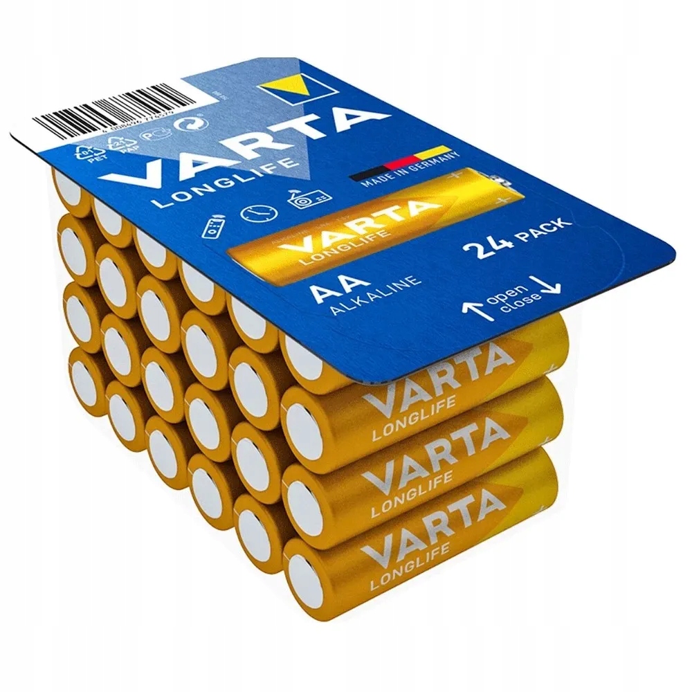 VARTA alkalická baterie R6 (AA) Longlife 24 ks za 299 Kč - Allegro